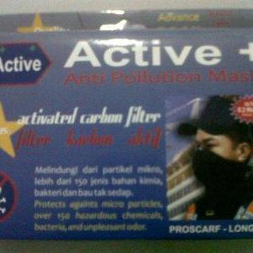 Jual Masker Debu / Motor / Asap Active + Anti Pollution Mask Type Long ...