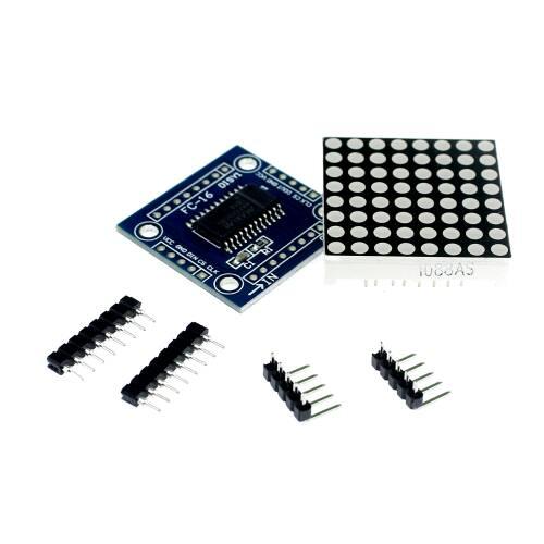 Jual DIY KIT Dot Matrix Module 8x8 Led MAX7219 SMD for Arduino - Kota ...