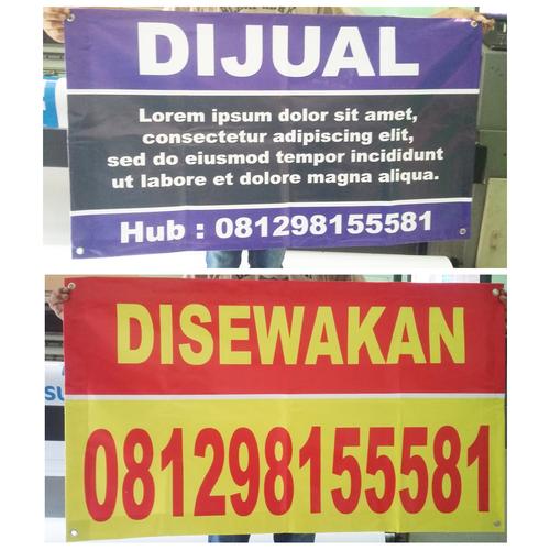 Jual Banner / spanduk pagar (60cm x 100 cm) - Kota Tangerang ...