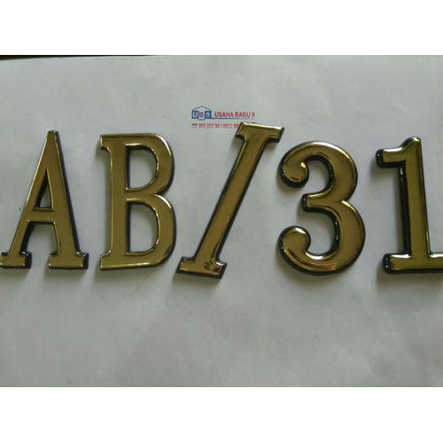 Jual Huruf Angka Tempel - Kota Bekasi - Usaha baru9 | Tokopedia