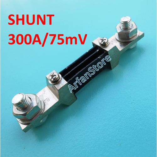 Jual Shunt Resistor 300A 75mV Untuk Ammeter Display 300A Ampere Meter ...