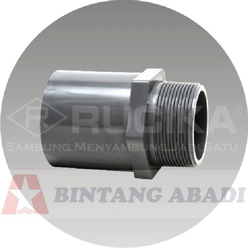 Jual Rucika Socket Drat Luar SDL PVC 1" x 3/4" AW / Valve Socket - Kab ...