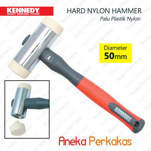 Jual Palu Plastik Nilon / Nylon Hammer Dia 50mm KENNEDY Gagang Plastic ...