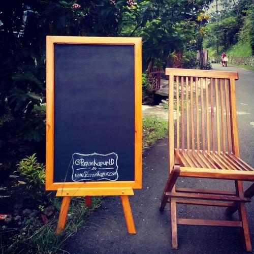 Promo Papan Tulis Kapur Papan Menu Cafe 50x80cm - Bali Yellow - Kota ...