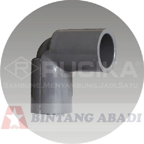 Jual Rucika Knee Polos PVC 1" AW / L Elbow Bengkokan Tanpa Drat - Kab. Bandung Barat - Bintang ...