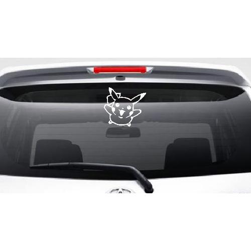 Jual Stiker Pikachu Siluet Pokemon Go Kaca Body Mobil Lemari Wall ...