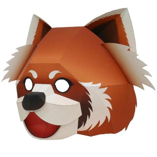 Jual DIY Papercraft Kostum Topeng Panda Merah - Jakarta Timur - Merpati ...