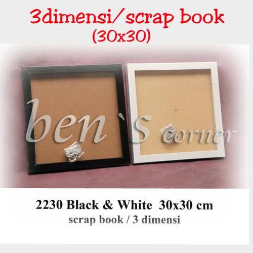 Jual frame foto 3 dimensi /scrapbook uk.30x30 minimalis - Kab. Bogor ...