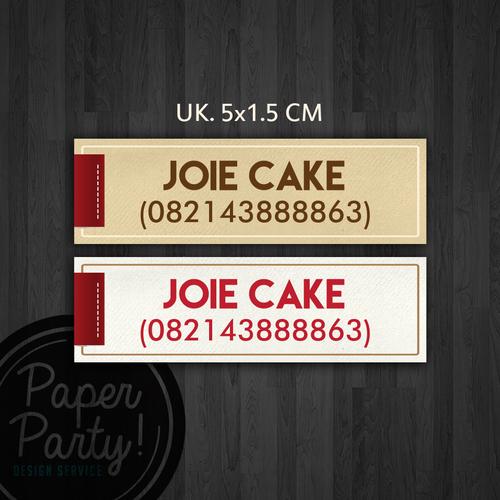 Jual Label Produk / Sticker Nama / Label kemasan / Merk Toko Online ...