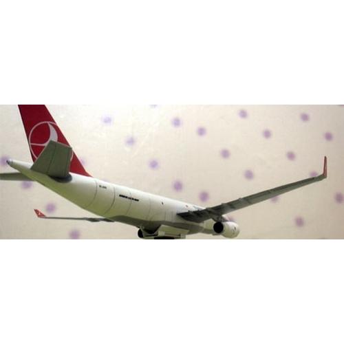 Jual DIY Miniatur Papercraft Pesawat Turkish Airlines Cargo Airbus A330 ...