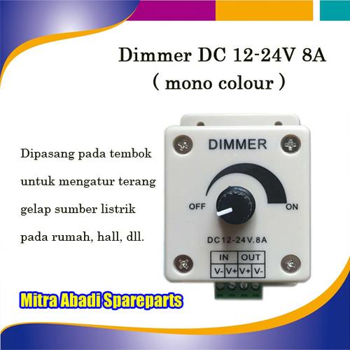 Jual Dimmer DC 12-24V 8A / 12-24 Volt 8 Ampere - Jakarta Barat - Mitra ...