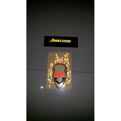 Jual (stiker) sticker mobil ghost rider decal full warna - Kab ...