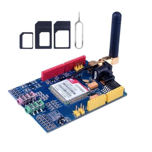 Jual GPRS GSM Shield SIM900 GSM Shield Untuk Arduino dengan Antenna ...
