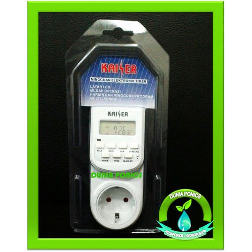 Jual Kaiser Digital Timer ( Stop Kontak otomatis ) untuk Hidroponik dll ...