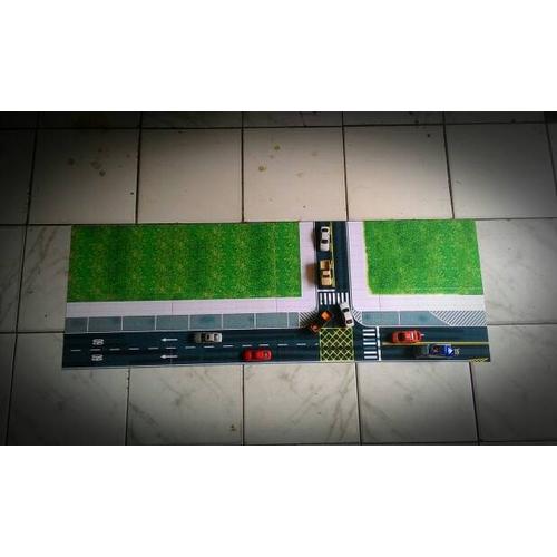 Jual diorama papercraft jalan raya besar kode 1 skala 1/64 - Kota ...
