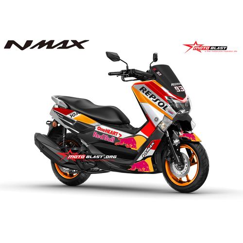 Jual Decal Sticker Motoblast - NMAX Livery Repsol MotoGP-Fullbody ...