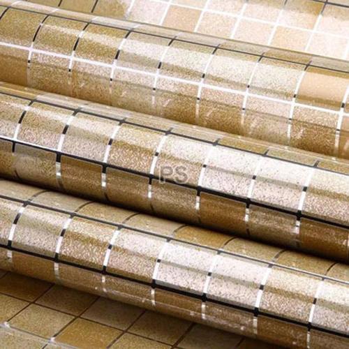 Jual Wallpaper Aluminium Foil Sticker Kitchen Sheet/wallpaper sticker ...