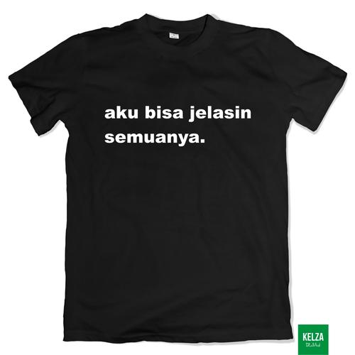 Jual Kaos tulisan bisa custom desain sendiri baju distro hitam - Kota ...