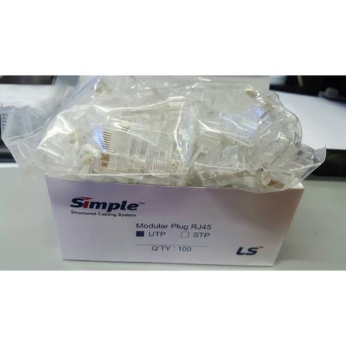 Jual LS Connector RJ45 Cat 5e @100pcs pin rj45 cat5e - Jakarta Pusat ...