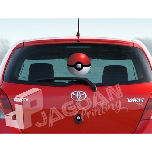 Jual STIKER MOBIL POKEMON "POKEBALL" UKURAN BULAT 7 CM - Kab. Bandung ...