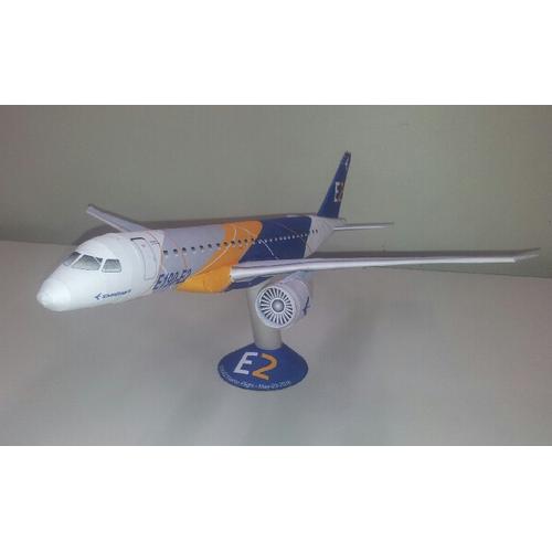 Jual DIY Miniatur Papercraft Pesawat Embraer E190-E2 - Jakarta Timur ...