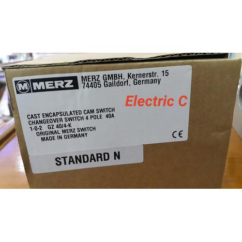 Jual Ohm Saklar / COS / GZ / Change Over Switch Merz 4Pole 40A Germany ...