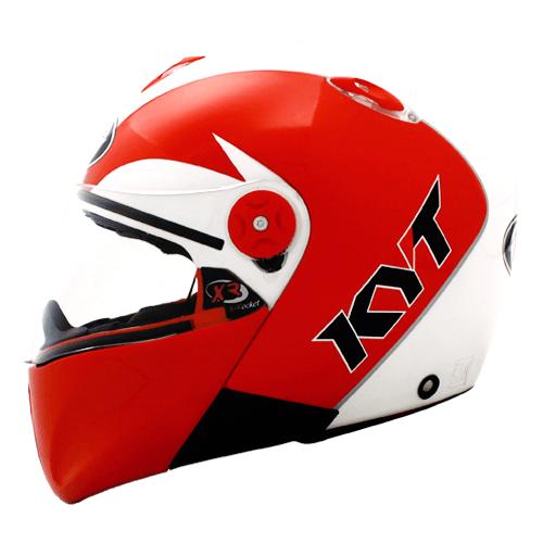 Jual Helm KYT Xrocket X-Rocket Red White Roket Fullface Merah Putih ...