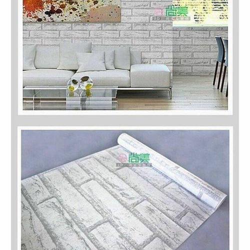 Jual wallpaper batu bata premium wallsticker stiker dinding - Jakarta ...