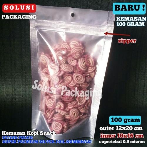 Jual STANDING POUCH KOMBINASI 100 GRAM/STAND POUCH/GUSSET/KEMASAN KOPI ...
