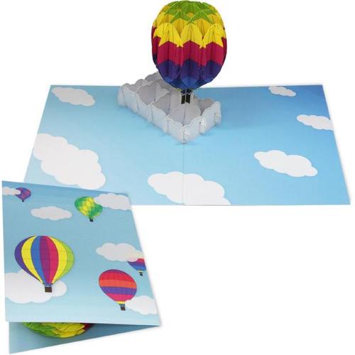 Jual DIY Papercraft Pop Up Card Balon udara - Jakarta Timur - Merpati ...