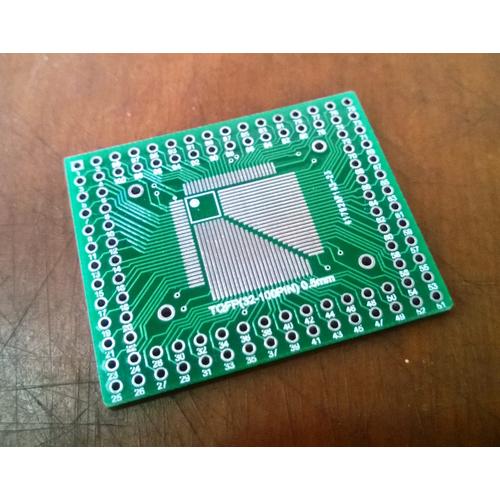 Jual TQFP32 TQFP44 TQFP64 TQFP80 TQFP100 0.5MM 0.8MM IC adapter plate ...