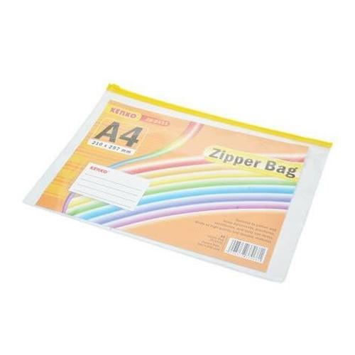 Jual Zipper Bag Kenko A4 / Plastik PVC / Kantong / Kantung Map Dokumen - Jakarta Barat ...