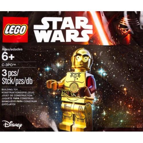 Jual LEGO Star Wars-5002948 C-3PO Polybag Robot Minifigure C3PO Red Arm ...