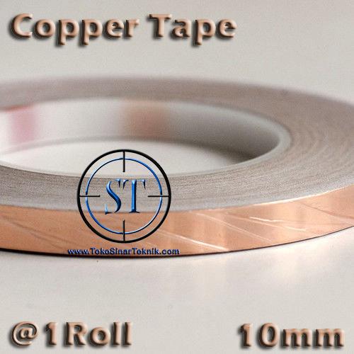 Jual 1 Roll 10mm Copper Tape Foil Isolasi Solatip Tembaga Jalur PCB Mod ...