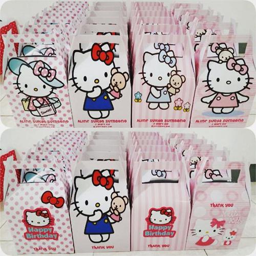 Jual Gable Box / Paper Bag / Tas Souvenir / Favor Box - Hello Kitty ...