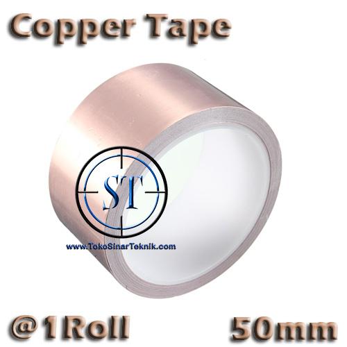 Jual 1 Roll 50mm Copper Tape Foil Isolasi Solatip Tembaga Jalur PCB Mod ...