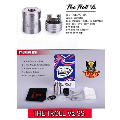 Jual THE TROLL V2 RDA VELO DECK SS AUTHENTIC - Kota Bandung - TOYO AUTO ...