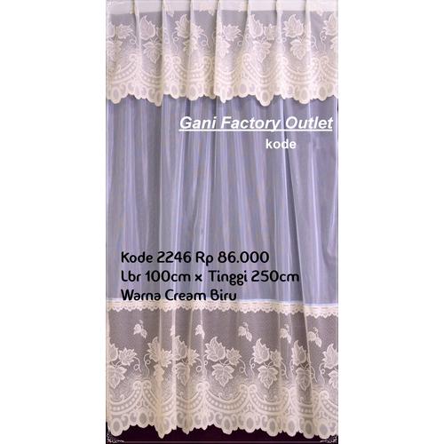 Jual Day Curtain Tirai Jendela Tipis Minimalis Uk 100 x 250 cm Plitz ...