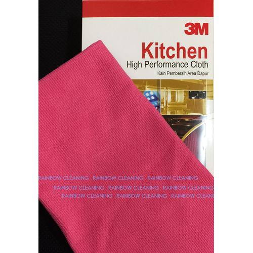 Jual 3M Kain Lap Microfiber - Kitchen High Performance Cloth Merah ...