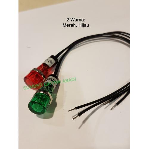 Jual Auspicious Pilot Lamp PL-1002 (Merah, Kuning, Hijau) - Merah, AC ...