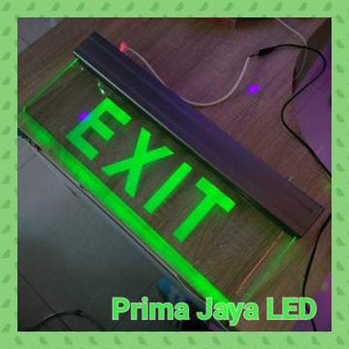 Jual Green Sign Exit Premium Glass 25 X 160 Cm - Jakarta Barat - Prima ...
