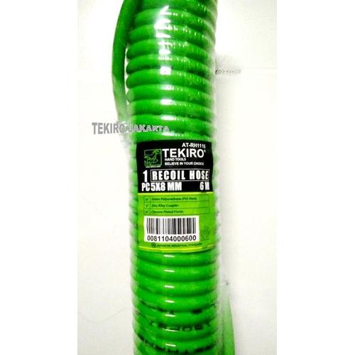 Jual Tekiro Selang Angin Kompresor 5x8 mm panjang 6 m Hijau - Recoil ...