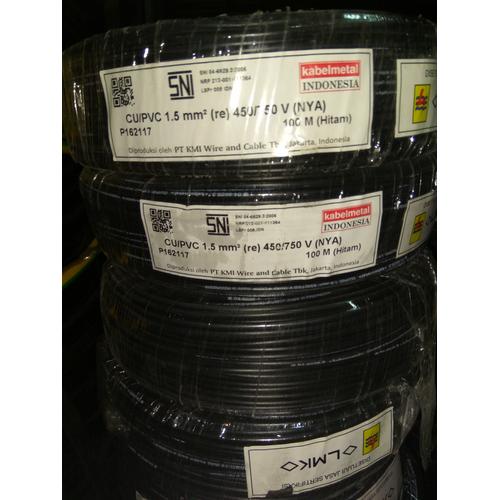 Jual Kabel Listrik Tunggal NYA 1,5mm Metal/Lindo Roll 100m - Jakarta ...