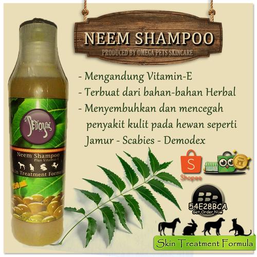 Jual MEDICAL SHAMPOO-ANTI SCABIES DEMODEK JAMUR KUTU CAPLAK- NEEM ...