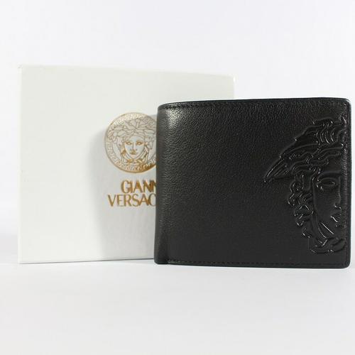 Jual Dompet Pria Branded VERSACE BLACK (Bahan Kulit Asli) ORI 100% ...