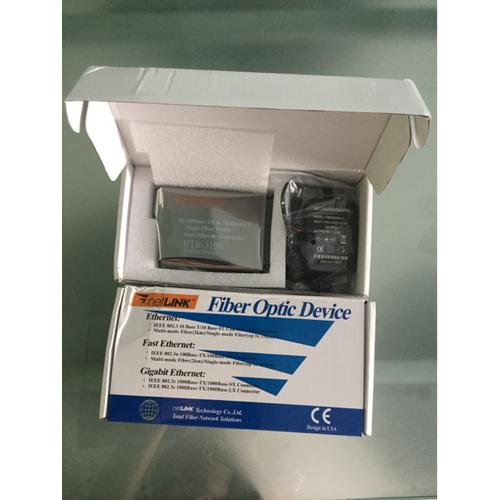 Jual HTB-3100 25km single fiber mode transceiver optical media ...