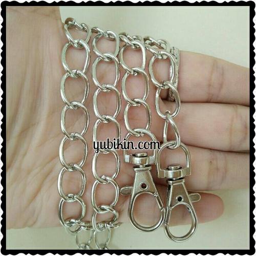 Jual Rantai Tas Besi 9x14mm 1 Meter Silver + Cantelan - Jakarta Utara ...