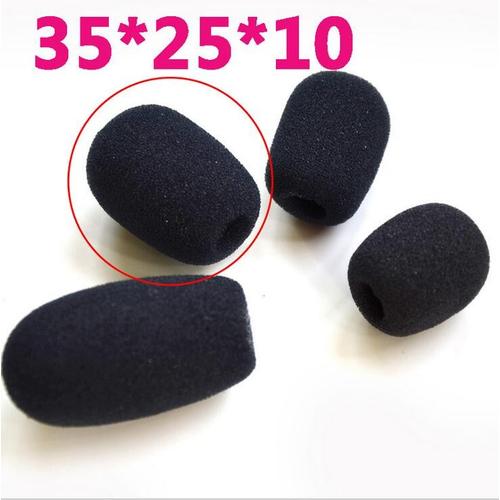 Jual Busa mic Foam clip on headset 3.5cm microphone windscreen ...