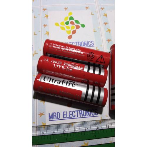 Jual Battery Lithium UltraFire 18650 3000mAh 3.7V Rechargeable*New ...