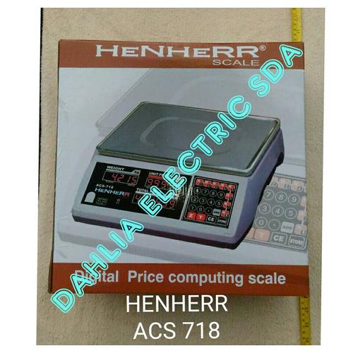 Jual TIMBANGAN DIGITAL HENHERR ACS-718 CAPACITY : 30KG - Kab. Sidoarjo - Dahlia Electric SDA ...